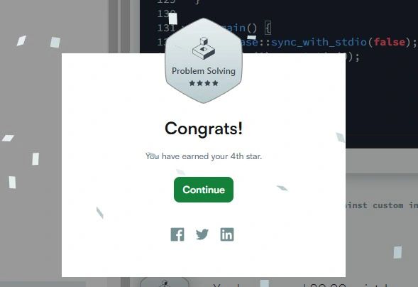 Jit Dhank on LinkedIn: I have earned my 4th star in problem solving at ... Jit Dhank on LinkedIn: I have earned my 4th star in problem solving at ...