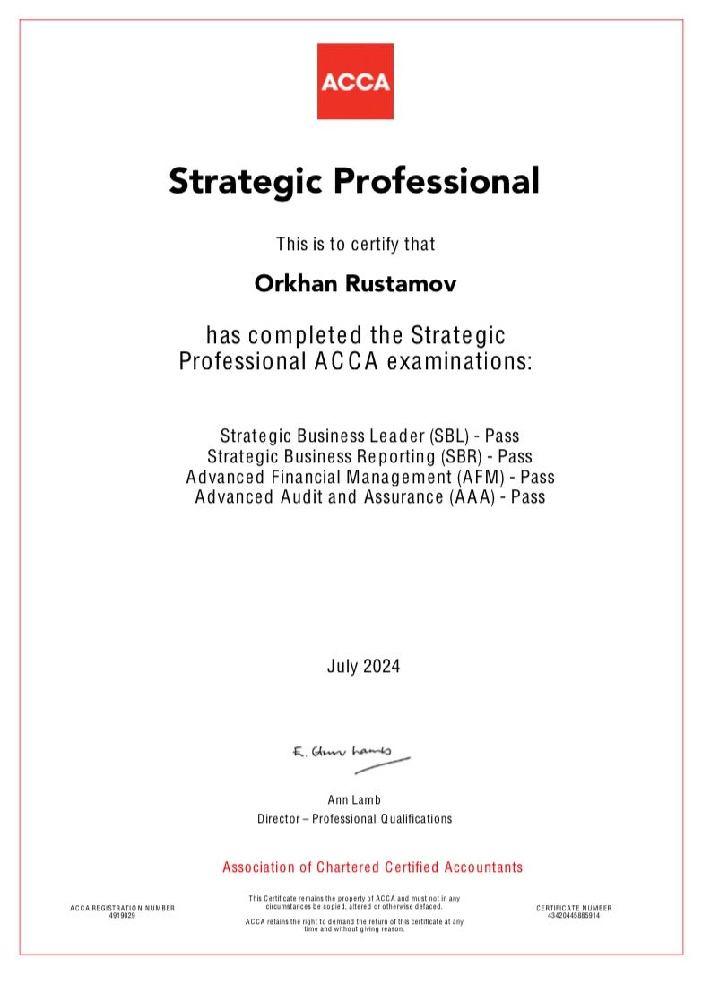 Orkhan Rustamov on LinkedIn: #acca #inprogress #member Orkhan Rustamov on LinkedIn: #acca #inprogress #member