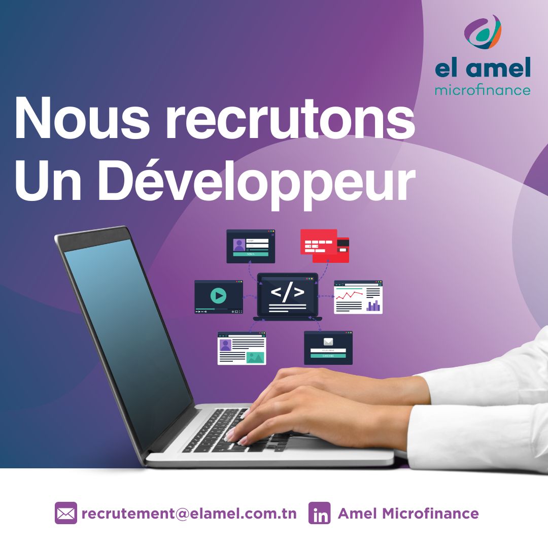 El AMEL MICROFINANCE sur LinkedIn : #recrutement #developpeur #coding El AMEL MICROFINANCE sur LinkedIn : #recrutement #developpeur #coding