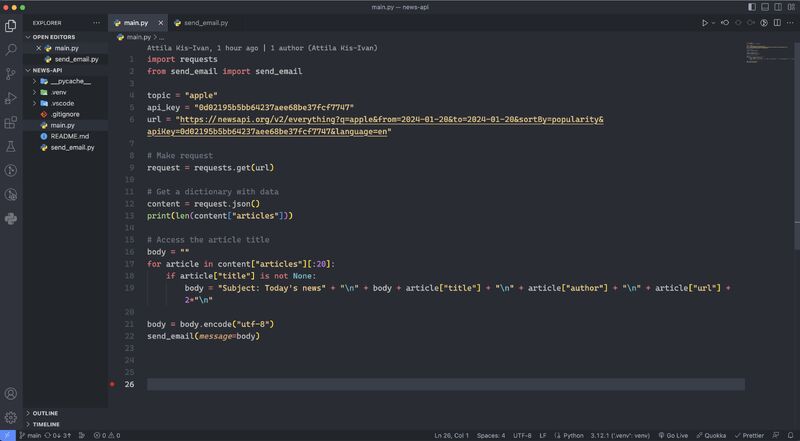Attila Kis-Ivan on LinkedIn: #python #programming #codingjourney # ... Attila Kis-Ivan on LinkedIn: #python #programming #codingjourney # ...