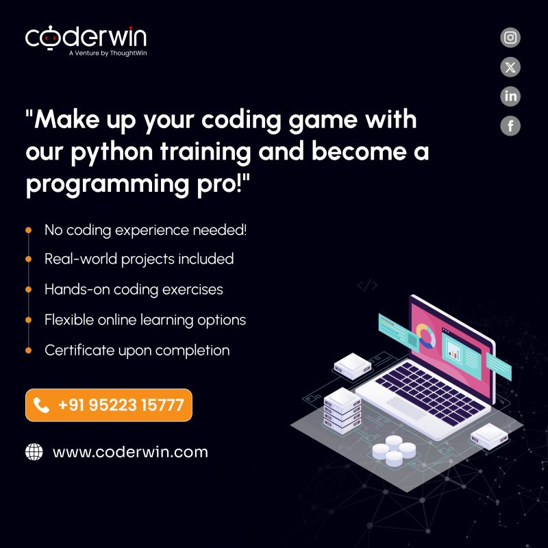 CoderWin on LinkedIn: #python #join #coding #enroll #pythondeveloper # ... CoderWin on LinkedIn: #python #join #coding #enroll #pythondeveloper # ...