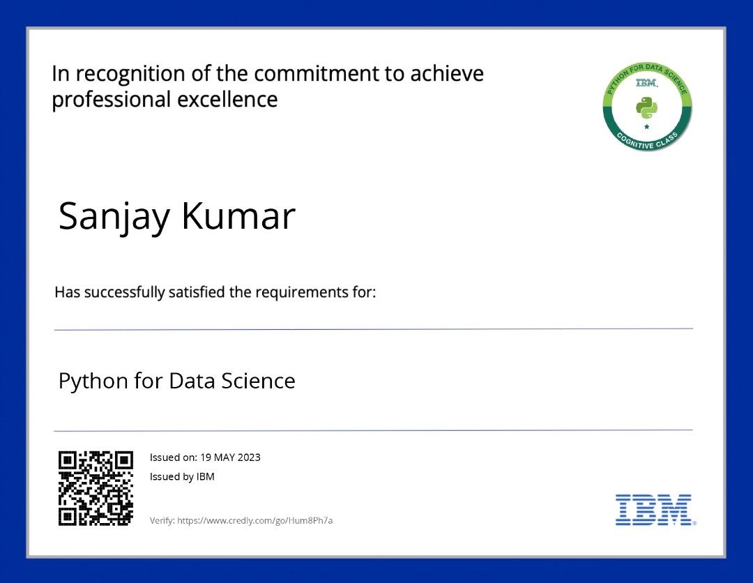 Darla Sanjay Kumar on LinkedIn: #share #python #datascience #ibm Darla Sanjay Kumar on LinkedIn: #share #python #datascience #ibm