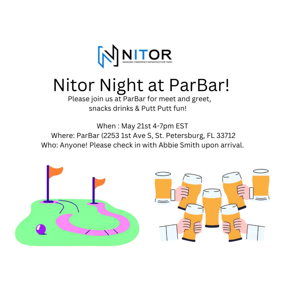 Nitor Solutions Inc. on LinkedIn: Join us for Nitor Night at ParBar in ... Nitor Solutions Inc. on LinkedIn: Join us for Nitor Night at ParBar in ...