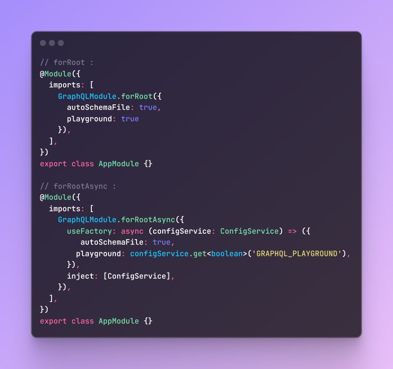 Bhavy Shekhaliya on LinkedIn: #nestjs #nestjs #graphql #forroot # ... Bhavy Shekhaliya on LinkedIn: #nestjs #nestjs #graphql #forroot # ...