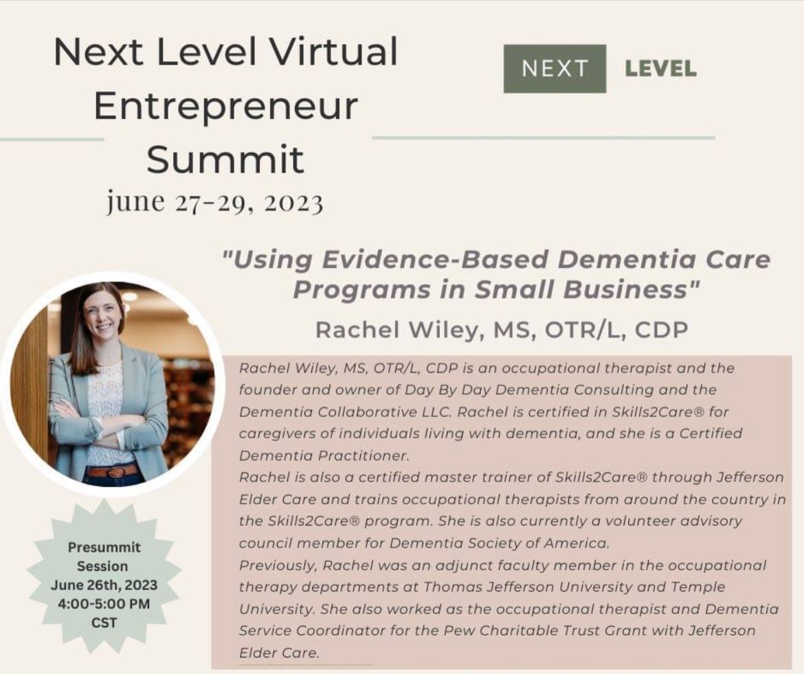 Rachel Wiley, MS, OTRL, CDP on LinkedIn: I’ll be presenting, “Using ... Rachel Wiley, MS, OTRL, CDP on LinkedIn: I’ll be presenting, “Using ...