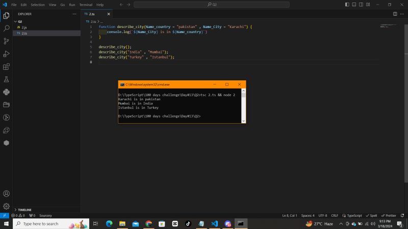 Salman Ali on LinkedIn: #100daysofcodingchallenge #typescript # ... Salman Ali on LinkedIn: #100daysofcodingchallenge #typescript # ...