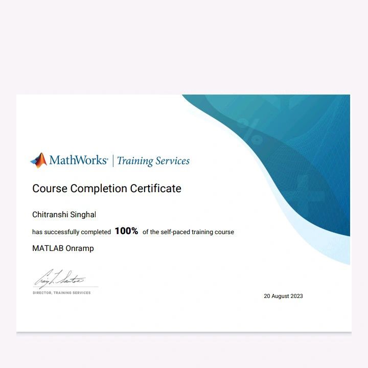 Chitranshi Singhal on LinkedIn: complete my task on matlab Chitranshi Singhal on LinkedIn: complete my task on matlab