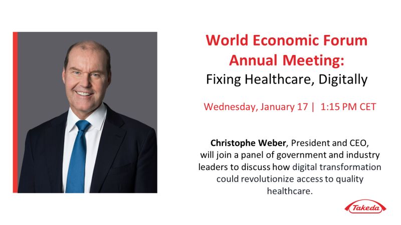 Takeda on LinkedIn: Fixing Healthcare, Digitally > World Economic Forum ... Takeda on LinkedIn: Fixing Healthcare, Digitally > World Economic Forum ...