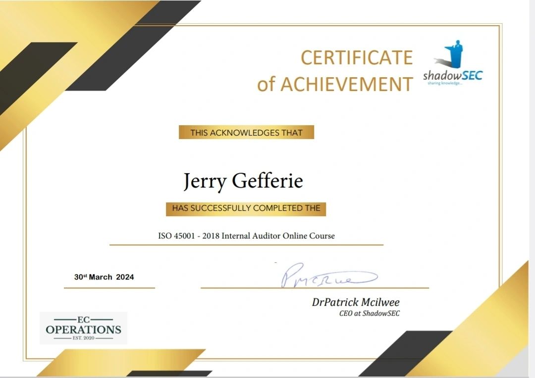 ing. Jerry Gefferie MBA CQI IRCA on LinkedIn: Very intriguing field and ... ing. Jerry Gefferie MBA CQI IRCA on LinkedIn: Very intriguing field and ...