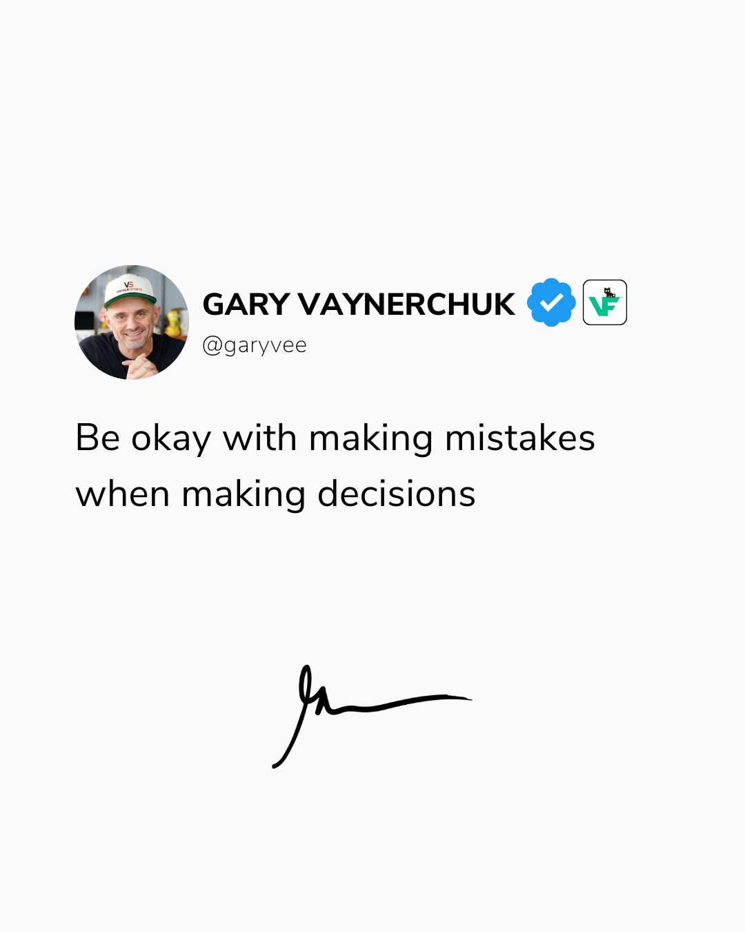 Gary Vaynerchuk on LinkedIn: I get so many things wrong. I passed on ... Gary Vaynerchuk on LinkedIn: I get so many things wrong. I passed on ...