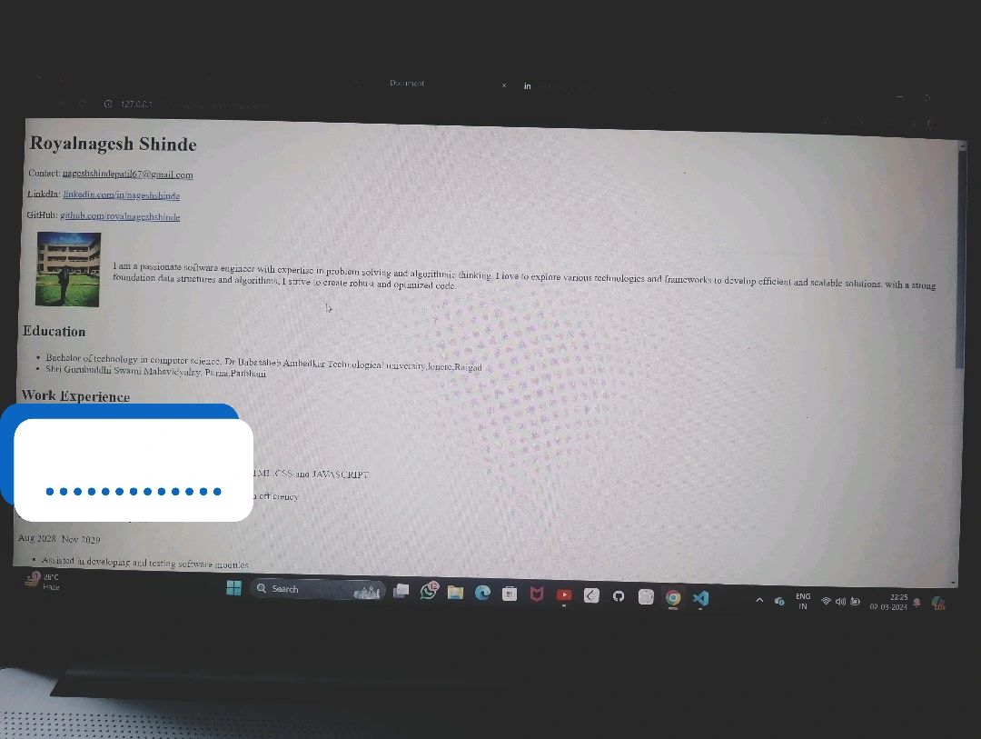 NAGESH SHINDE on LinkedIn: #html #css #js NAGESH SHINDE on LinkedIn: #html #css #js
