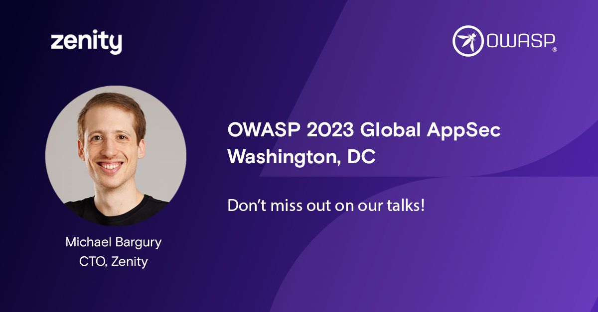 Zenity on LinkedIn: OWASP 2023 Global AppSec Washington, DC: Credential ... Zenity on LinkedIn: OWASP 2023 Global AppSec Washington, DC: Credential ...