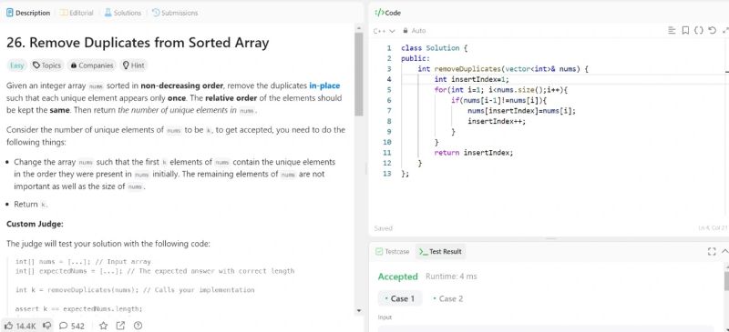 Ganthimathi .V on LinkedIn: #100daysofcode #leetcode #cplusplus # ... Ganthimathi .V on LinkedIn: #100daysofcode #leetcode #cplusplus # ...