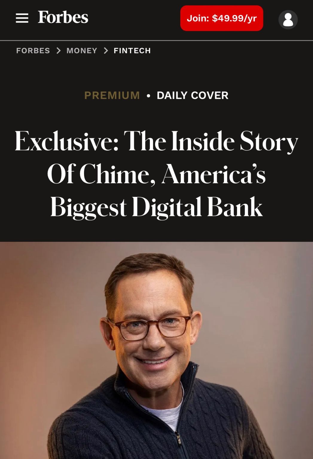 Jeff Kauflin on LinkedIn: NEW: We profiled Chime CEO Chris Britt. He ... Jeff Kauflin on LinkedIn: NEW: We profiled Chime CEO Chris Britt. He ...