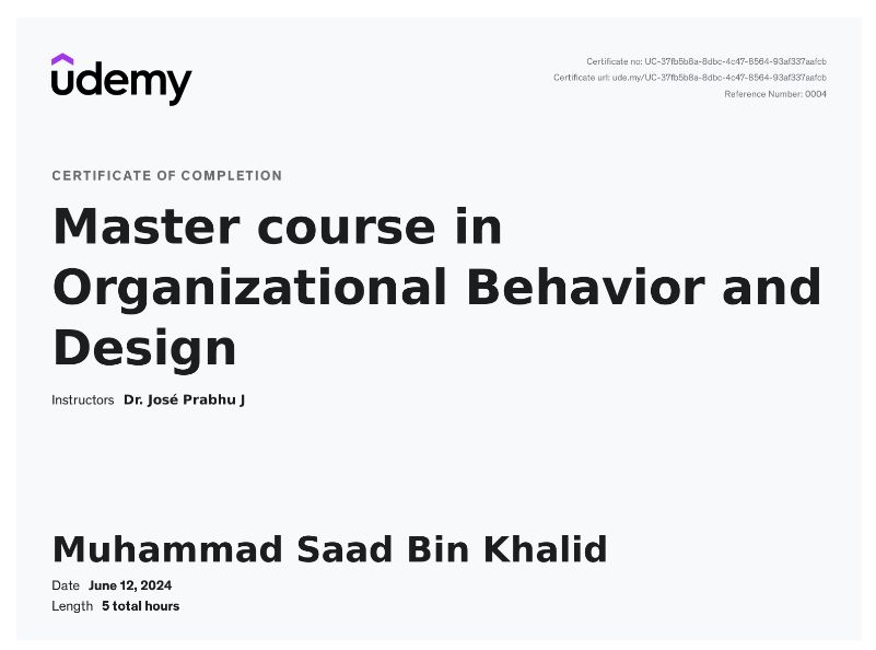 Muhammad saad bin khalid on LinkedIn: #organizationalbehavior #design # ... Muhammad saad bin khalid on LinkedIn: #organizationalbehavior #design # ...