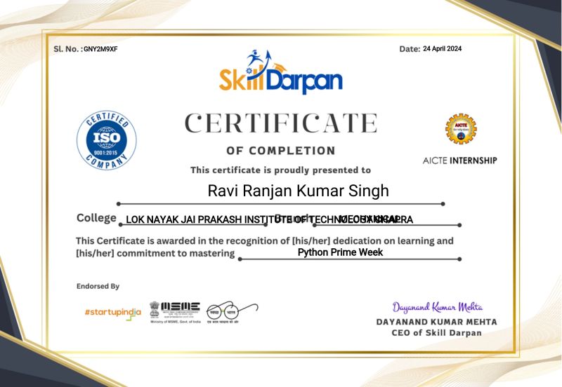 Ravi Ranjan Kumar Singh on LinkedIn: #python #programming # ... Ravi Ranjan Kumar Singh on LinkedIn: #python #programming # ...