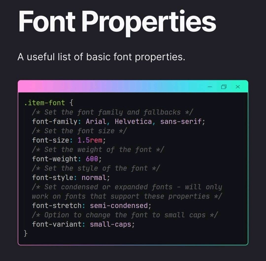 Dorsa Asnavandi on LinkedIn: #fonts #css #css3 #csstricks #frontend # ... Dorsa Asnavandi on LinkedIn: #fonts #css #css3 #csstricks #frontend # ...