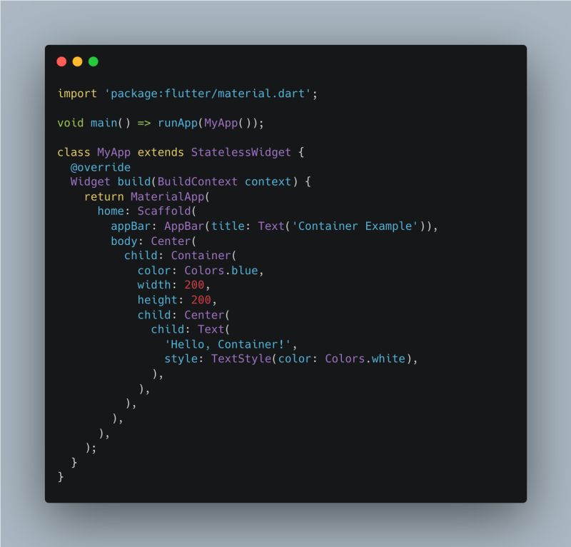 Flutter Bytes on LinkedIn: #flutterbytes #flutter #dart #container # ... Flutter Bytes on LinkedIn: #flutterbytes #flutter #dart #container # ...