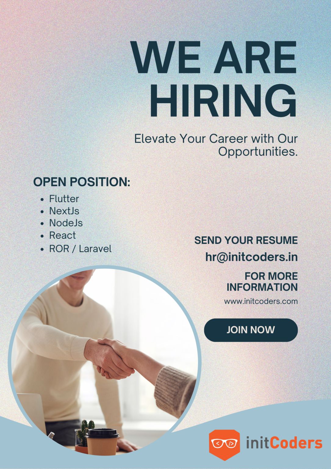 InitCoders on LinkedIn: #nodejs #reactjs #flutter #jobopening # ... InitCoders on LinkedIn: #nodejs #reactjs #flutter #jobopening # ...