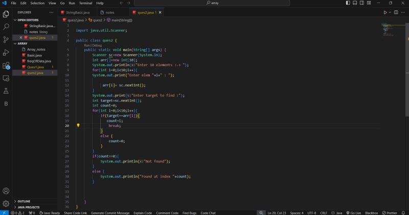 Sakshi Gupta on LinkedIn: #100daysofjava #java #programming ... Sakshi Gupta on LinkedIn: #100daysofjava #java #programming ...