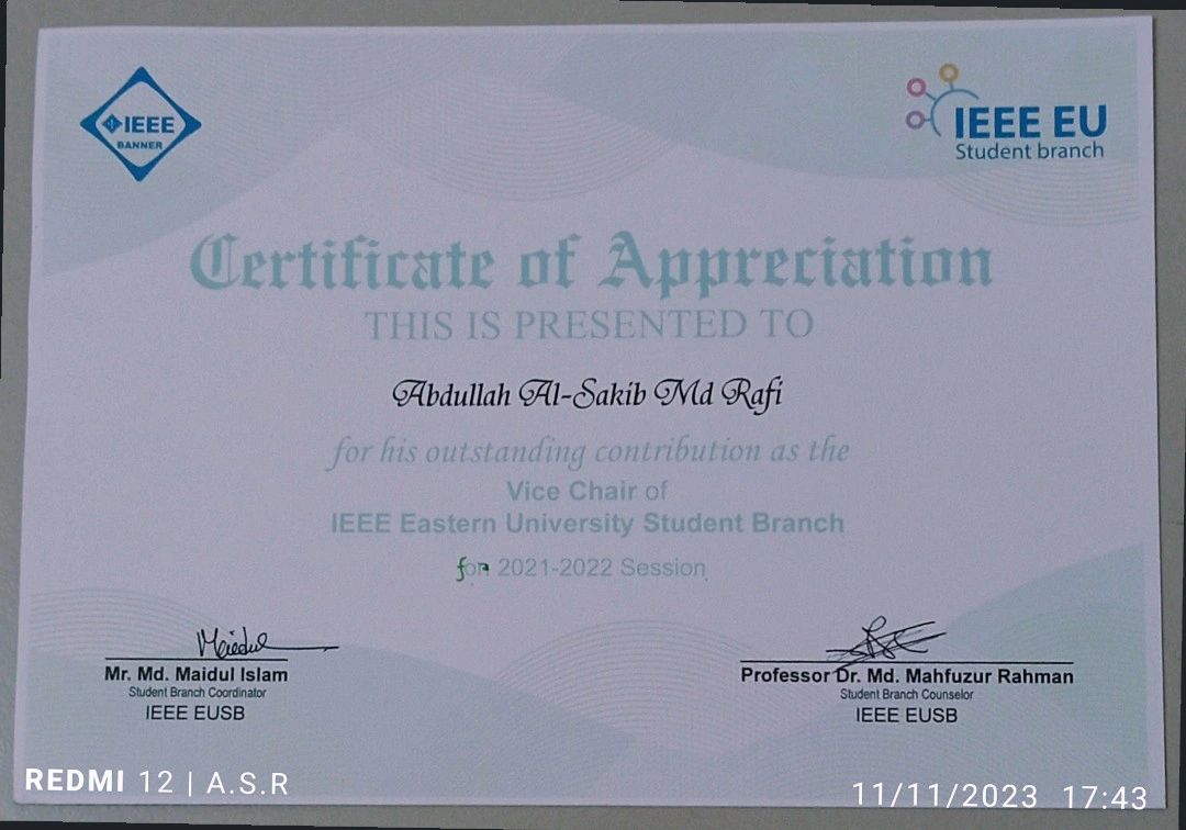 Abdullah Al-Shakib Md. Rafi on LinkedIn: ALHAMDULILLAH ️ ️ ️ ️ Abdullah Al-Shakib Md. Rafi on LinkedIn: ALHAMDULILLAH ️ ️ ️ ️