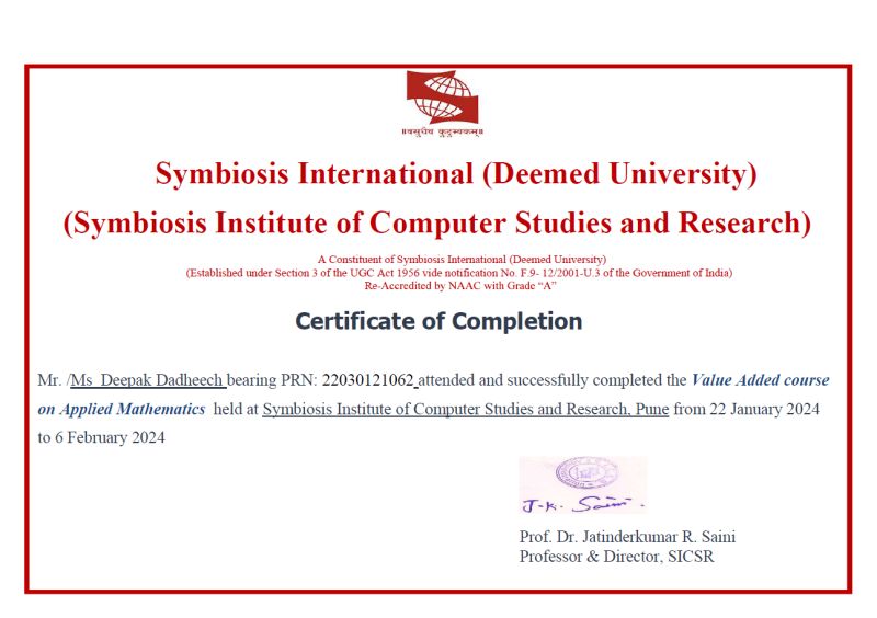 DEEPAK DADHEECH on LinkedIn: I am thrilled to share that I had ... DEEPAK DADHEECH on LinkedIn: I am thrilled to share that I had ...