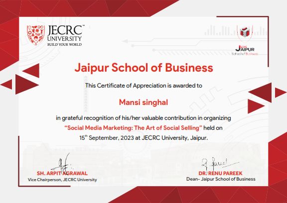 Mansi Singhal on LinkedIn: I embarked on a journey into the dynamic ... Mansi Singhal on LinkedIn: I embarked on a journey into the dynamic ...