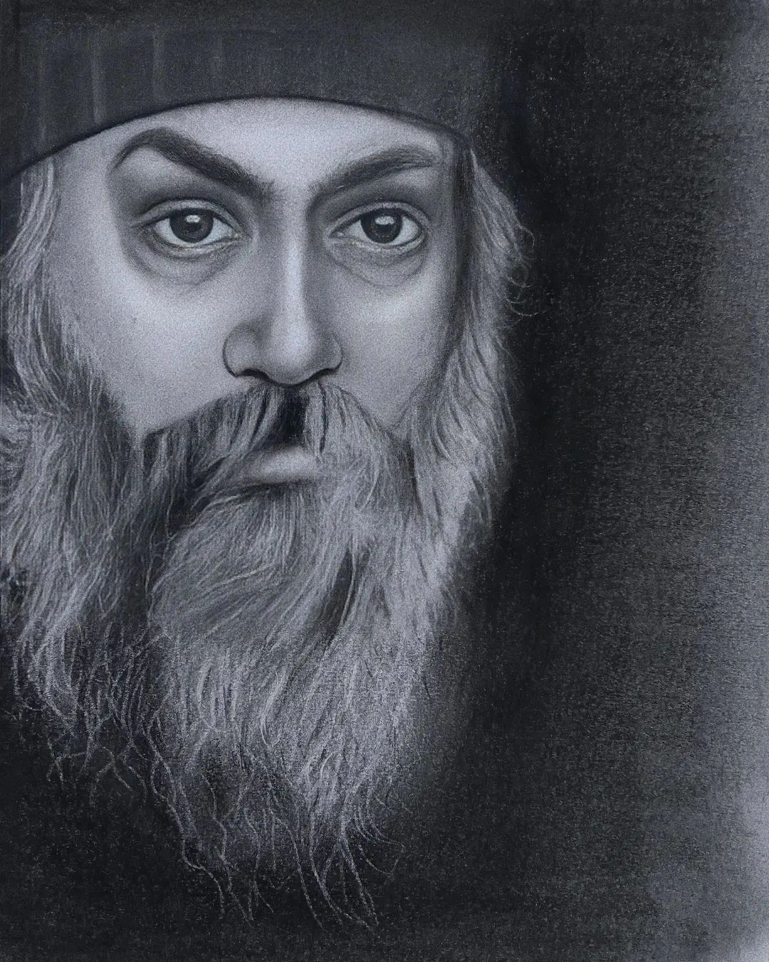 Artist Shubham Rajak on LinkedIn: Osho rajneesh charcoal portrait by ... Artist Shubham Rajak on LinkedIn: Osho rajneesh charcoal portrait by ...