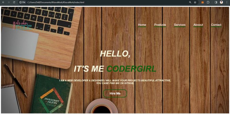 Khizra Anas on LinkedIn: Allhamdulillah my first web page 😍 using Html5 ... Khizra Anas on LinkedIn: Allhamdulillah my first web page 😍 using Html5 ...
