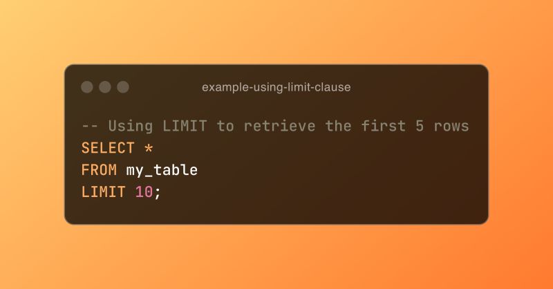Jesús Adraz on LinkedIn: Differences Between LIMIT & FETCH in SQL If ... Jesús Adraz on LinkedIn: Differences Between LIMIT & FETCH in SQL If ...