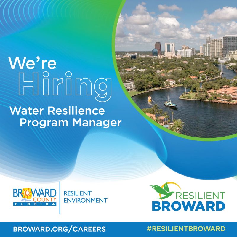 Broward County Resilient Environment on LinkedIn: We're seeking a Water ... Broward County Resilient Environment on LinkedIn: We're seeking a Water ...