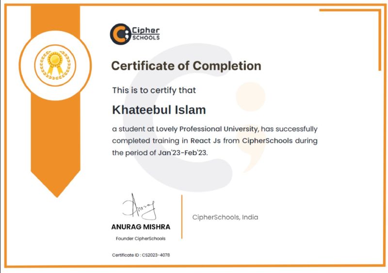 Khateebul Islam on LinkedIn: #training #share #reactjs Khateebul Islam on LinkedIn: #training #share #reactjs