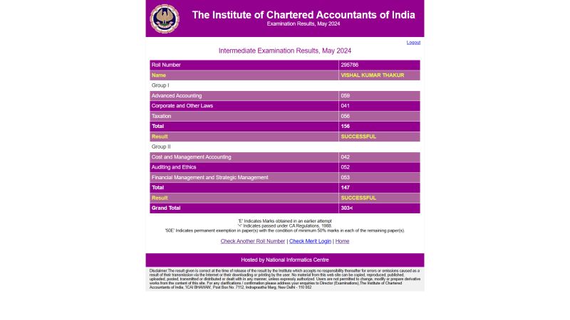 Vishal Kumar Thakur on LinkedIn: Cleared my both groups of CA ... Vishal Kumar Thakur on LinkedIn: Cleared my both groups of CA ...