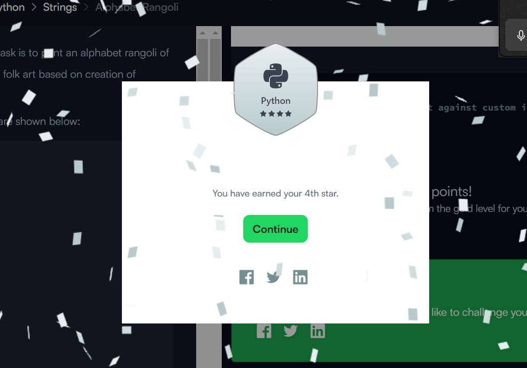 Md Ridwan Nahid Jony on LinkedIn: #python #hackerrank #codingachievement Md Ridwan Nahid Jony on LinkedIn: #python #hackerrank #codingachievement