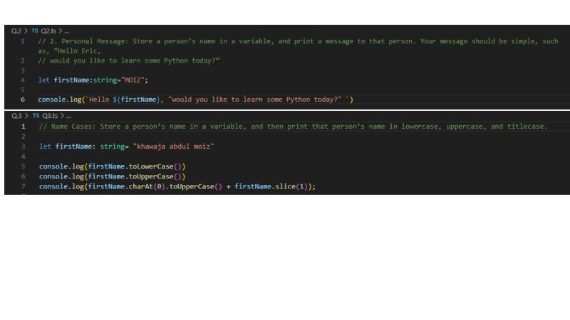 Starting the 100-Days of TypeScript Coding Challenge | Khawaja Abdul ... Starting the 100-Days of TypeScript Coding Challenge | Khawaja Abdul ...