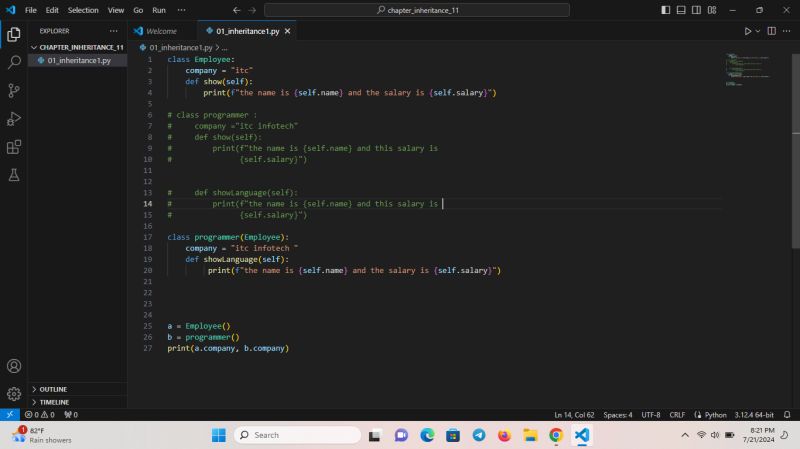 Govind Rajpoot on LinkedIn: #python #oop #inheritance Govind Rajpoot on LinkedIn: #python #oop #inheritance