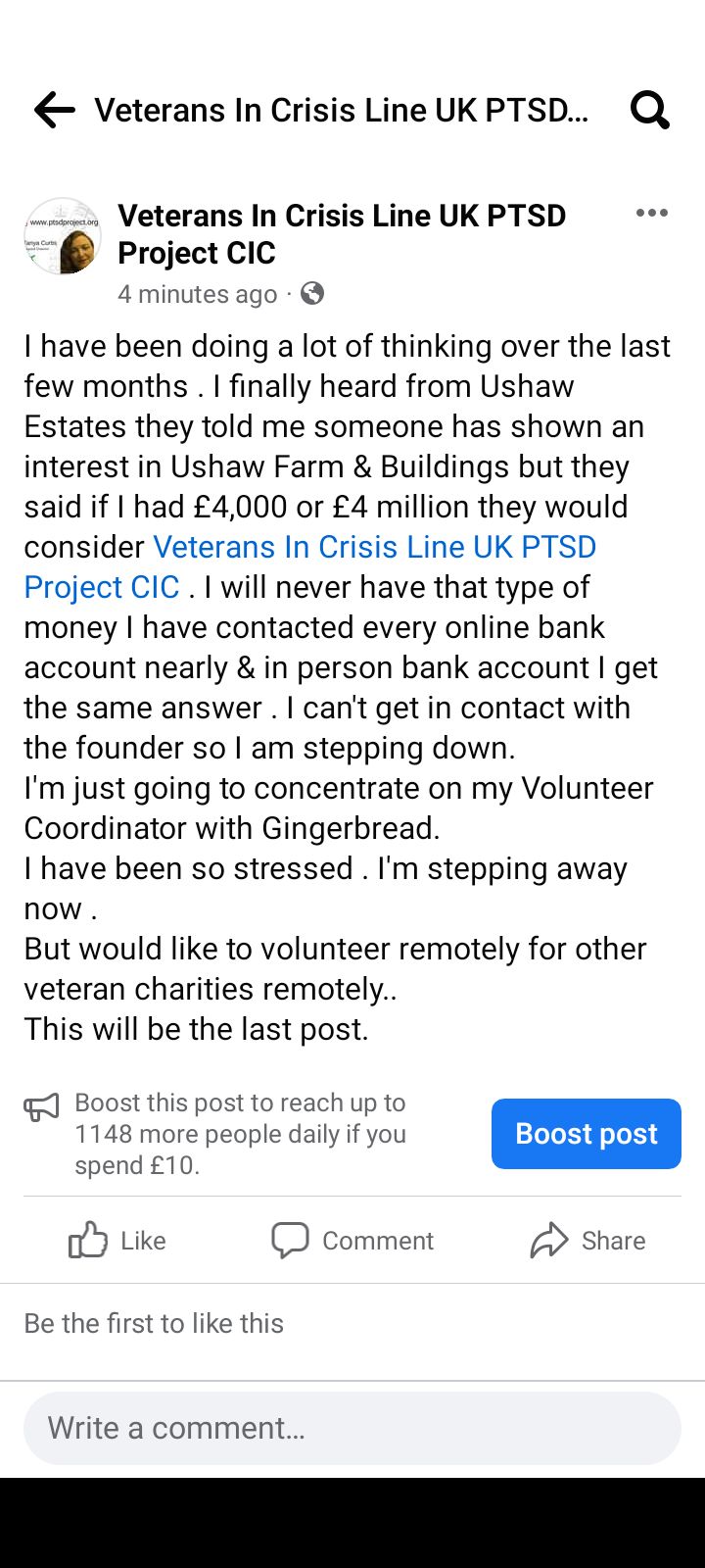 Tanya Curtis-Barwick on LinkedIn: my post I wrote on Veterans In Crisis ... Tanya Curtis-Barwick on LinkedIn: my post I wrote on Veterans In Crisis ...