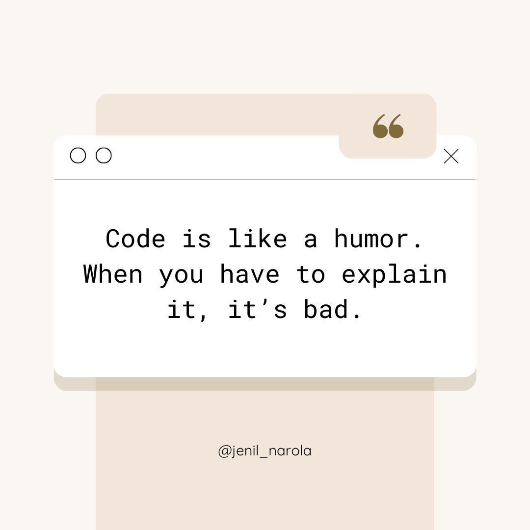 Jenil Narola on LinkedIn: #coding #programming #coder #quoteoftheday # ... Jenil Narola on LinkedIn: #coding #programming #coder #quoteoftheday # ...