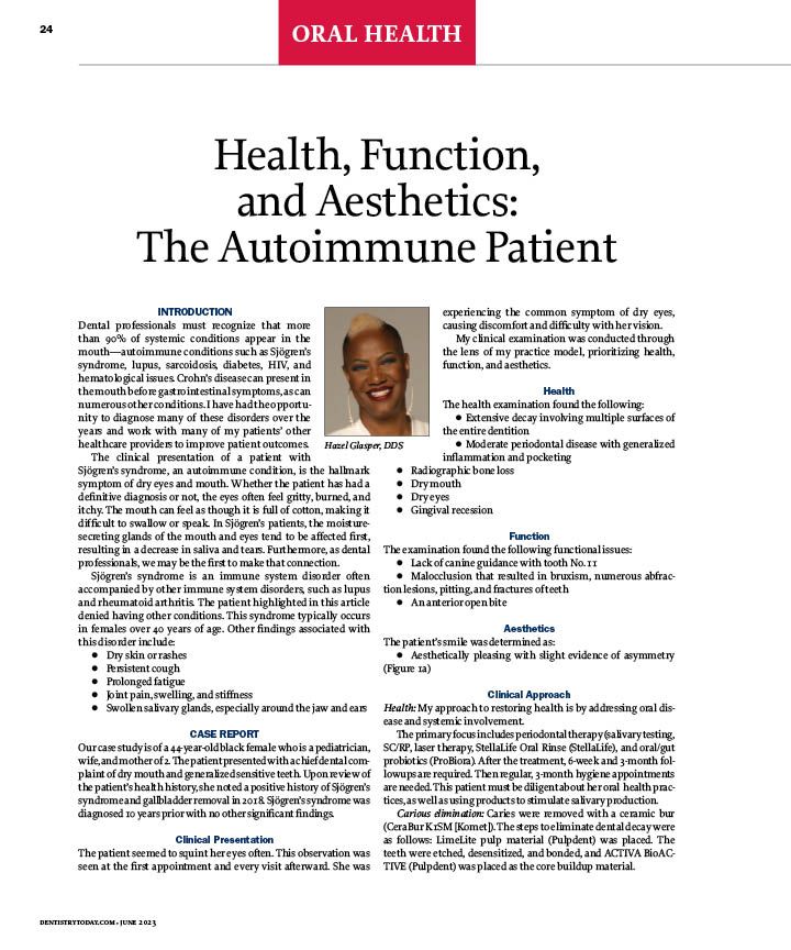 Dentistry Today on LinkedIn: Dr. Hazel Glasper takes us through ... Dentistry Today on LinkedIn: Dr. Hazel Glasper takes us through ...