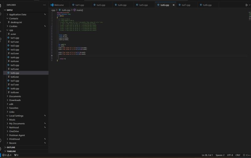 Sayuj Pillai on LinkedIn: #learningcplusplus #programmingjourney # ... Sayuj Pillai on LinkedIn: #learningcplusplus #programmingjourney # ...