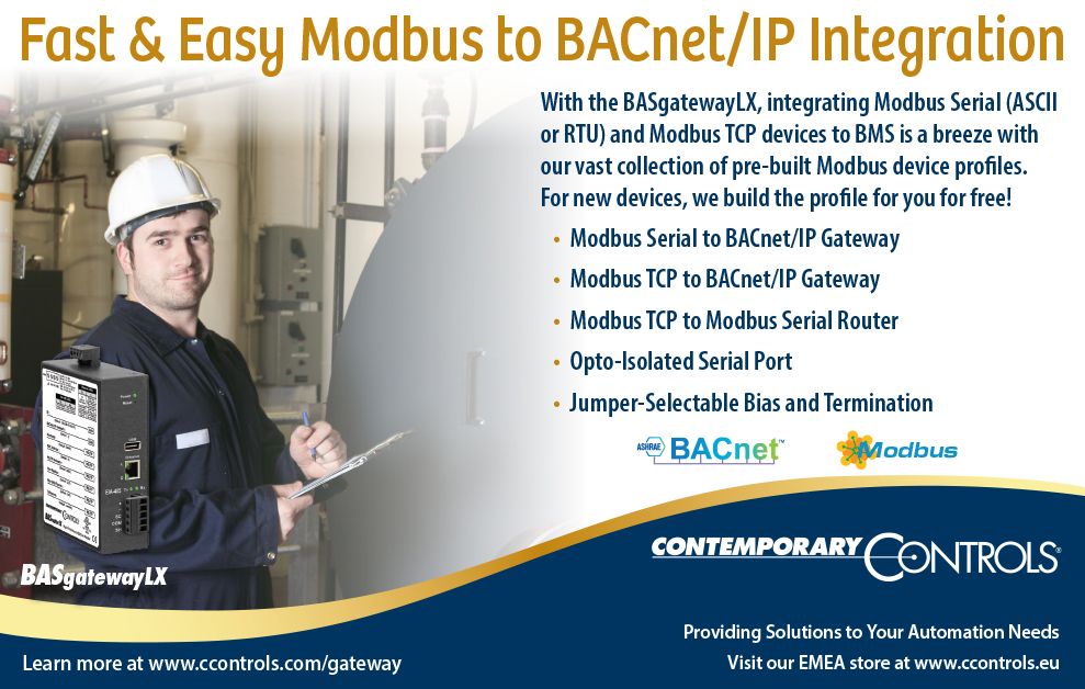 Contemporary Controls (EMEA) on LinkedIn: #bacnet #modbus #gateway Contemporary Controls (EMEA) on LinkedIn: #bacnet #modbus #gateway