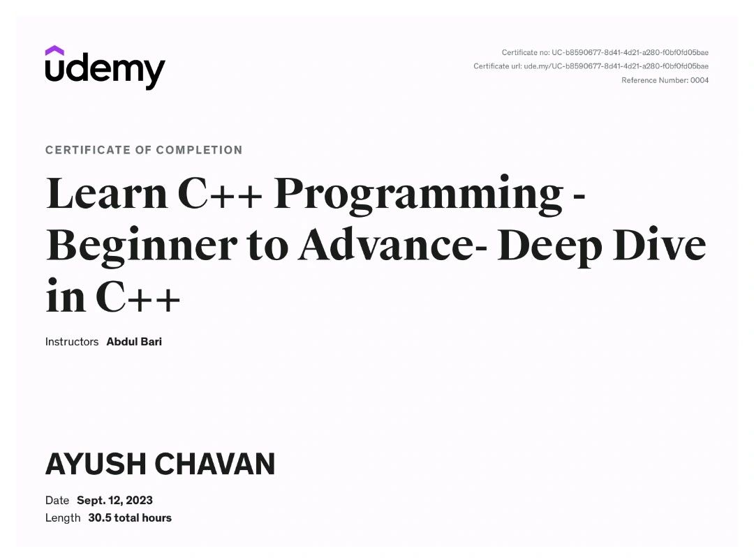 Learned object oriented programming | AYUSH CHAVAN posted on the topic ... Learned object oriented programming | AYUSH CHAVAN posted on the topic ...