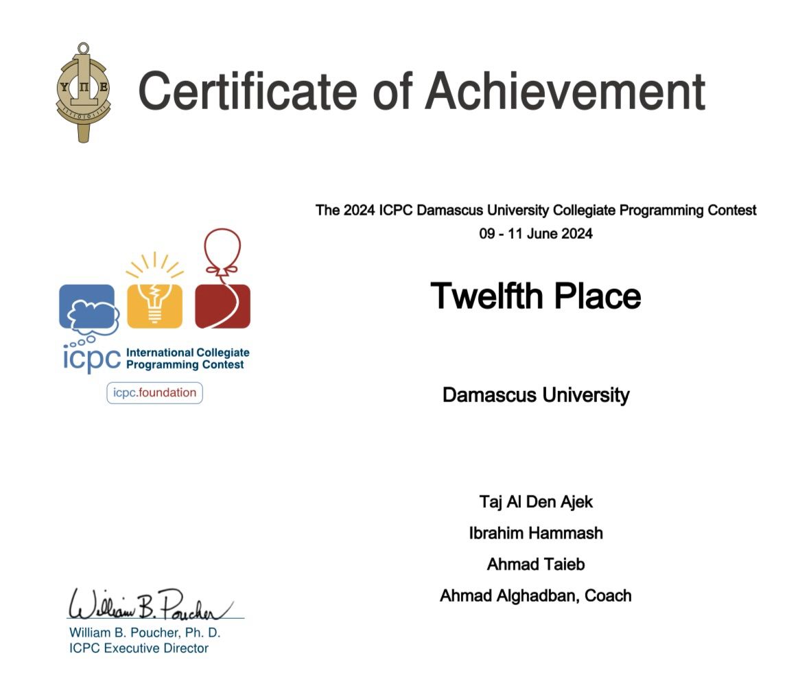 ahmad taieb on LinkedIn: #icpc #programming #coding #teamwork #goals # ... ahmad taieb on LinkedIn: #icpc #programming #coding #teamwork #goals # ...