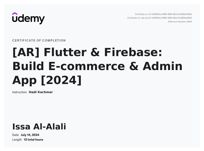 Issa Al-Alali on LinkedIn: #flutter #firebase #mobiledev Issa Al-Alali on LinkedIn: #flutter #firebase #mobiledev