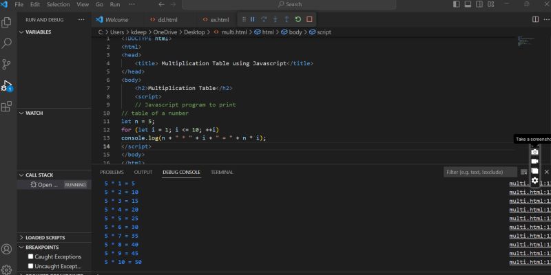 Deepthi Raavi on LinkedIn: #html #javascript #day2 #task2 #multiplication Deepthi Raavi on LinkedIn: #html #javascript #day2 #task2 #multiplication