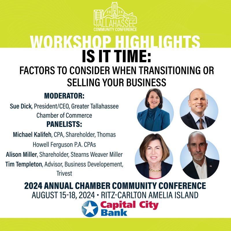 Greater Tallahassee Chamber of Commerce on LinkedIn: *2024 ANNUAL ... Greater Tallahassee Chamber of Commerce on LinkedIn: *2024 ANNUAL ...