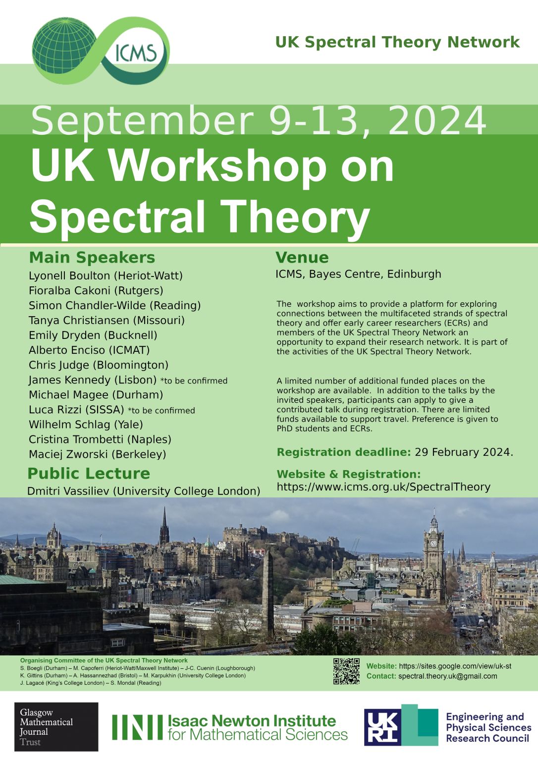 International Centre for Mathematical Sciences (ICMS) on LinkedIn: 🔔 UK ... International Centre for Mathematical Sciences (ICMS) on LinkedIn: 🔔 UK ...