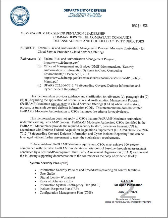Office of the DoD Chief Information Officer on LinkedIn: Today, the DoD ... Office of the DoD Chief Information Officer on LinkedIn: Today, the DoD ...