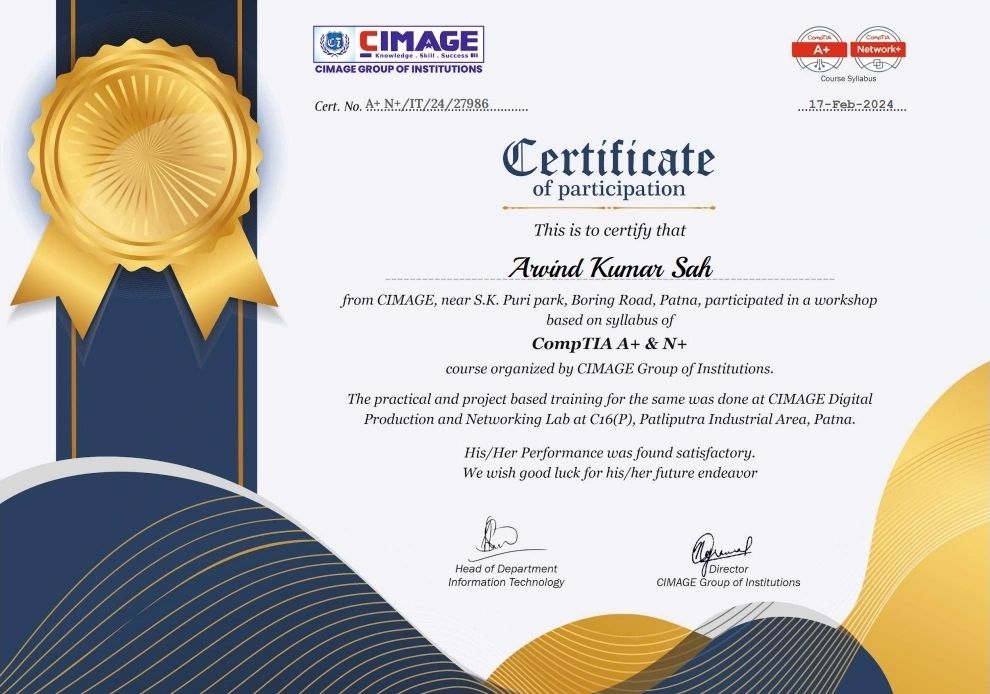 ARVIND KUMAR SAH on LinkedIn: Hello Connections. I have successfully ... ARVIND KUMAR SAH on LinkedIn: Hello Connections. I have successfully ...