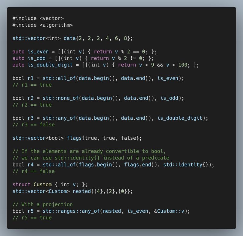 Pablo Esteban Camacho on LinkedIn: #cpp #cplusplus #algorithms #all_of ... Pablo Esteban Camacho on LinkedIn: #cpp #cplusplus #algorithms #all_of ...